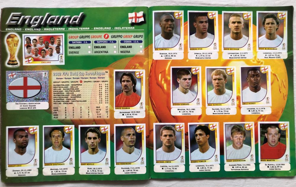 Panini - WM-Album - FIFA WORLD CUP KOREA JAPAN 2002 (Gebraucht) in ...