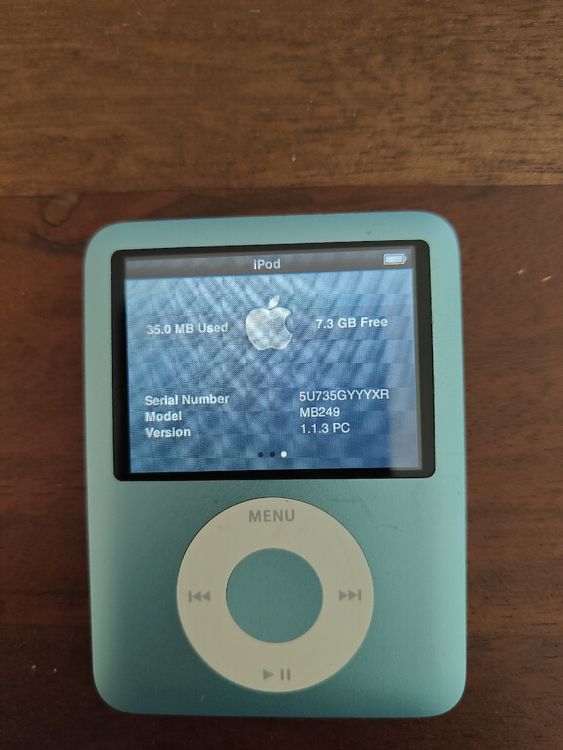 Blue Apple iPod Nano 8GB MP3 Player + Cable (Gebraucht) in Ittigen für ...