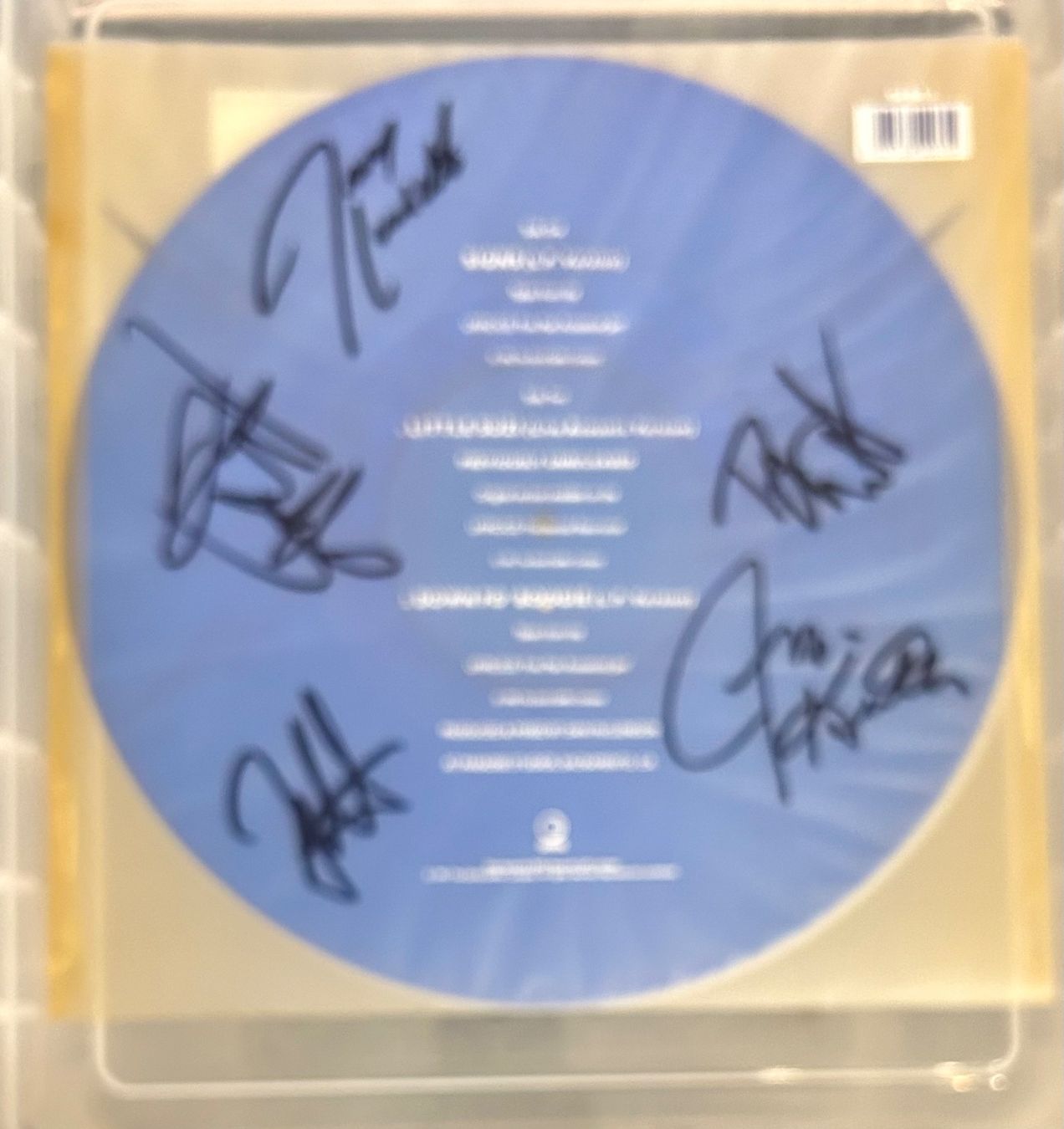 TESLA „Signs“ RARE LTD 12“ BLUE VINYL SIGNIERT! Alle 5! RAR (Gebraucht ...
