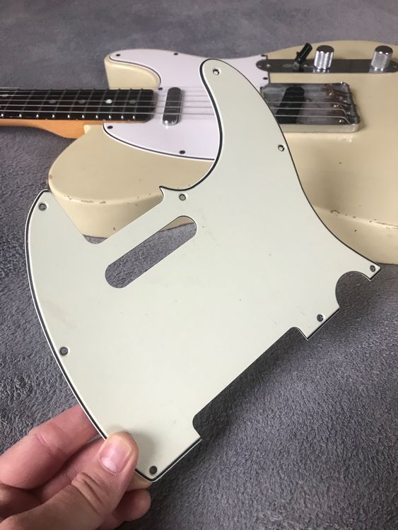 Real Celluloid Pickguard for Telecaster Mint Green (Gebraucht) in Winterthur für CHF 160 – mit ...