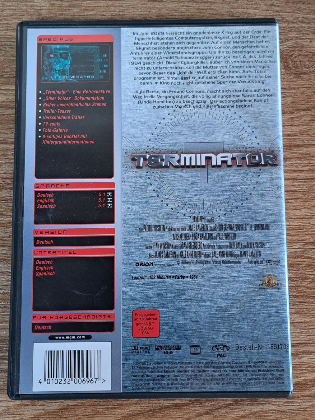 Terminator mit Arnold Schwarzenegger, 2-Disc Special Edition (Neu ...