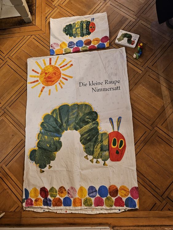 Raupe Nimmersatt SET Bettwäsche, Buch, Spielzeug (Gebraucht) in St. Peterzell für CHF 14.95 ...