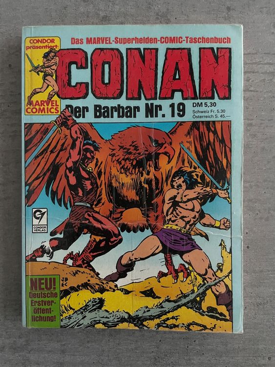 CONAN DER BARBAR Nr.19 / MARVEL TASCHENBUCH (Gebraucht) in Pfungen für ...