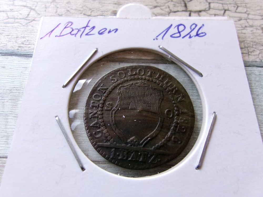 Kanton Soloturn 1 Batz. 1826 ss - voz (Gebraucht) in Bad Zurzach für CHF 7 – mit Lieferung auf ...