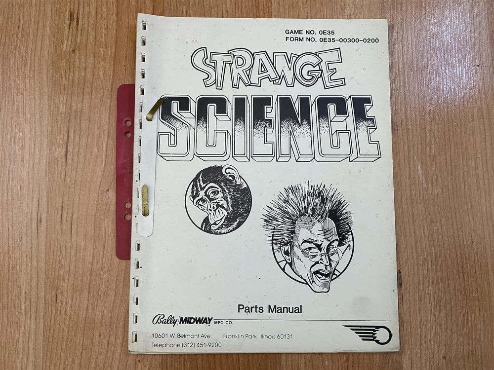 Parts Manual – Strange Science Bally (Gebraucht) in Lustmühle für CHF ...