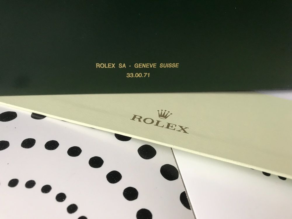 ROLEX ORIGINAL - XL MODELE WATCH CASE BOX ECRIN SCHACHTEL ! (Neu ...
