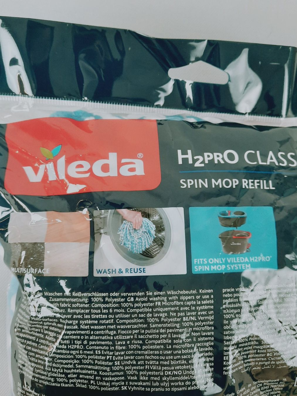 VILEDA H2Pro Classic Spin Mop Refill (Neu (gemäss Beschreibung)) in ...