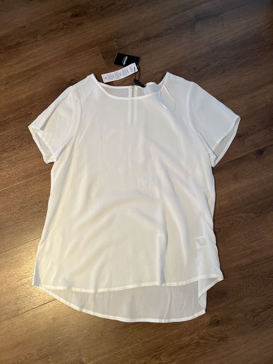 NEUE Bluse weiss Viskose mit Kurzarm / Viele Artikel Chf 1 | Kaufen auf Ricardo