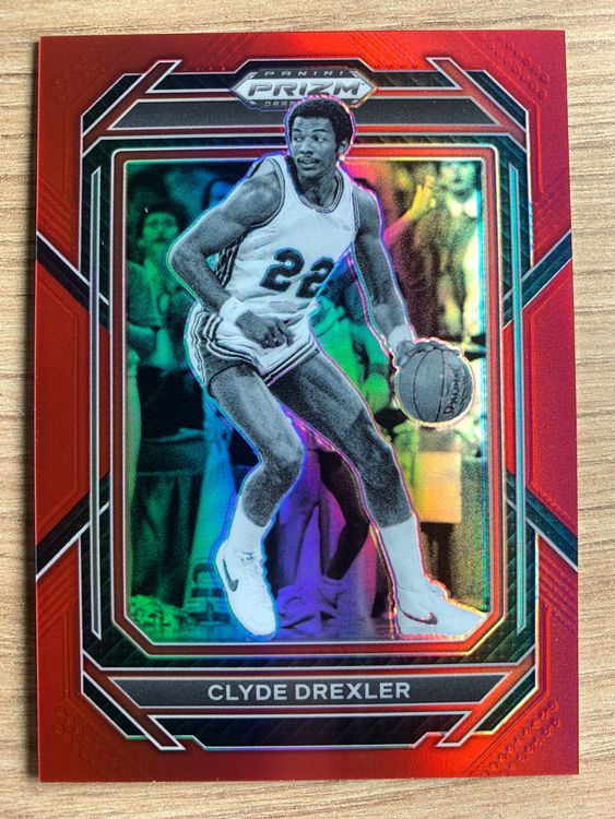 NBA Clyde Drexler RED PRIZM 238/299 Limited Hoyas 🔥 (Gebraucht) in ...