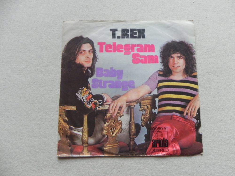 Single brit. Glam Rock Band T.Rex Marc Bolan 1980 Telegram (Gebraucht ...