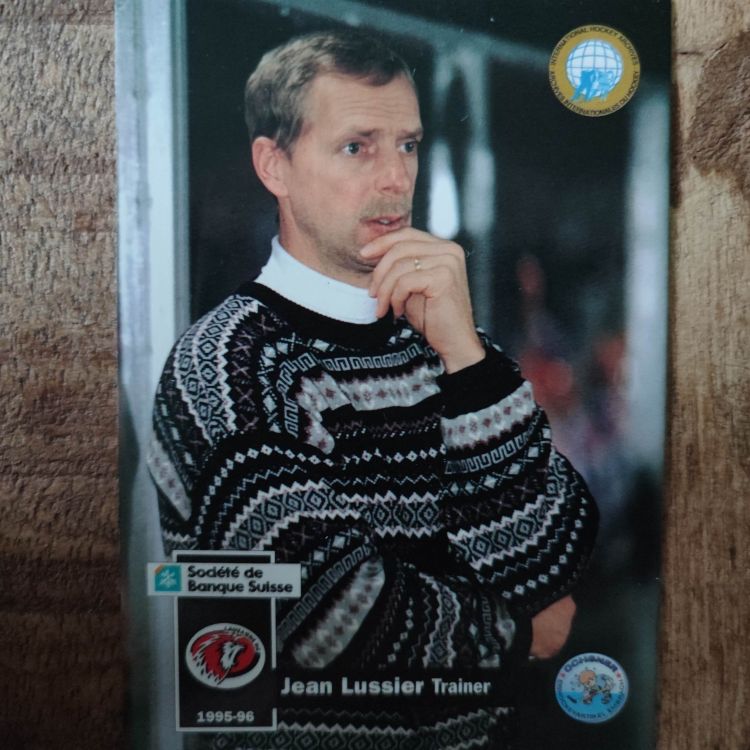 Jean Lussier Trainer Sammelkarten 1995/96 Lausanne HC (Gebraucht) in Dübendorf für CHF 1 – mit ...