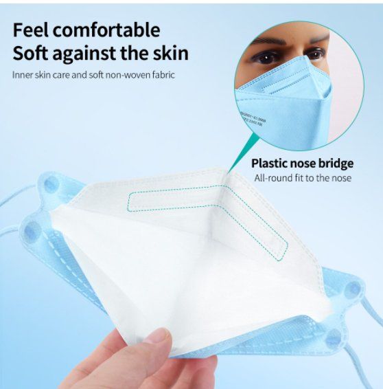 10 Stk NEUE FFP2/KN95 Maske Fischform mit Zertifikat- 221130 (Neu (gemäss Beschreibung)) in ...