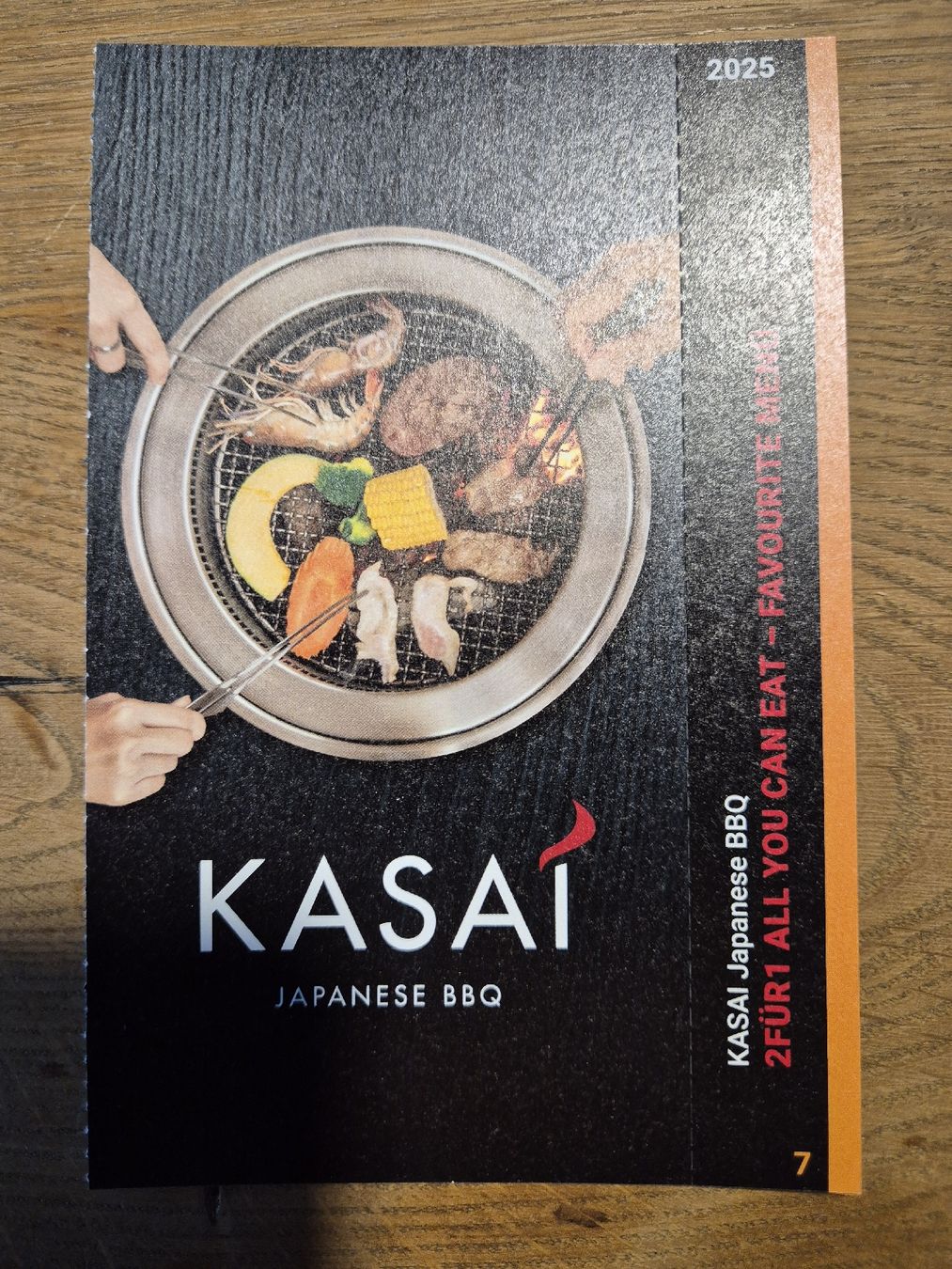 2für1 All you can eat Gutschein, Kasai Wettingen 2025 (Nuovo (secondo la descrizione)) a ...