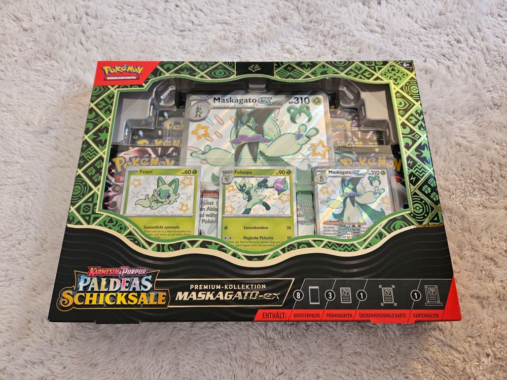 Pokémon TCG - Maskagato ex Premium Kollektion DE (Neu und ...