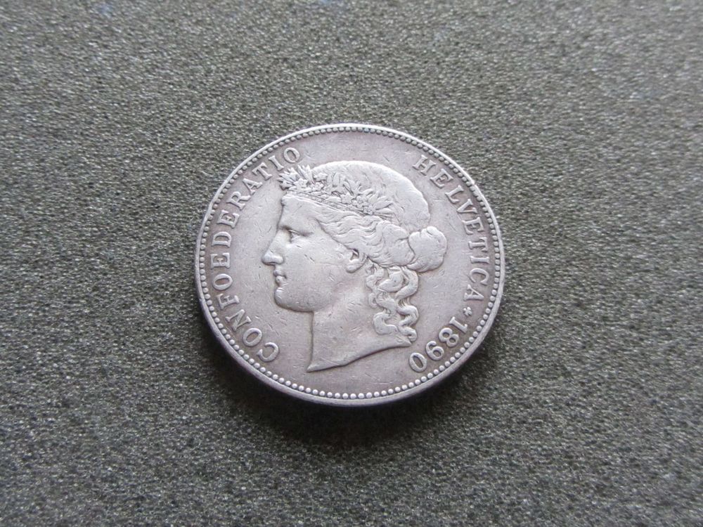 Schweiz - 5 Franken 1890 - Silber | Kaufen auf Ricardo