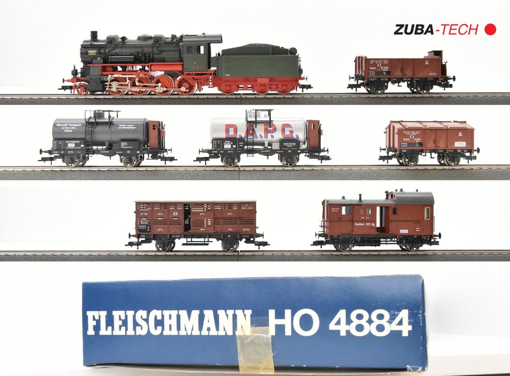 Fleischmann 4884 Zug-Set 7tlg. KPEV H0 GS Analog mit OVP | Acheter sur ...