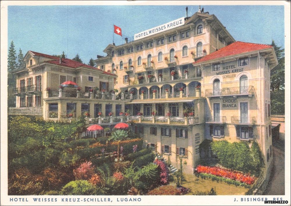 Lugano TI // Hotel Weisses Kreuz Schiller // Albergo (Gebraucht) in ...