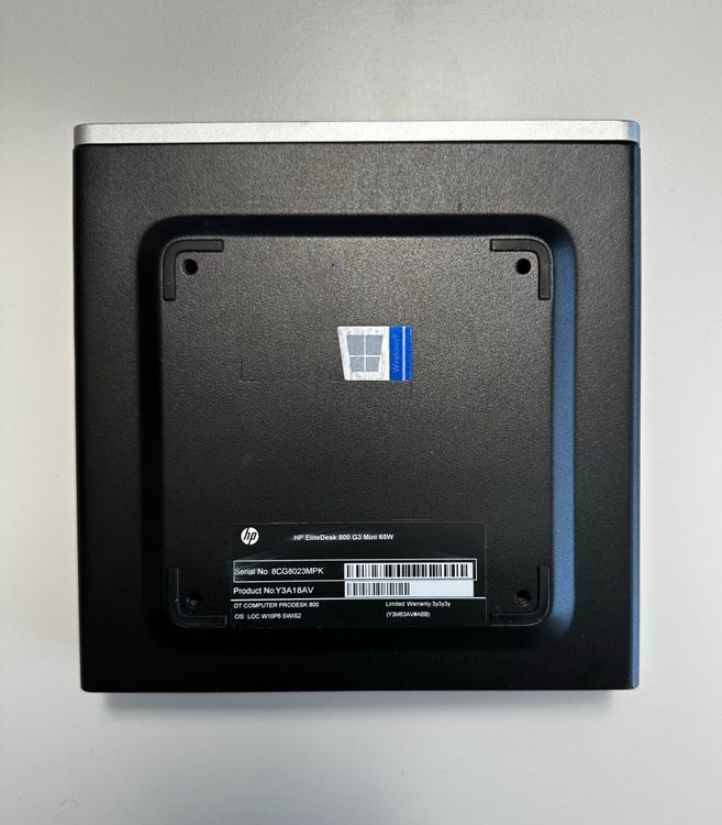 HP Elitedesk 800 G3 Mini 65W (Gebraucht) in Beromünster für CHF 141 ...