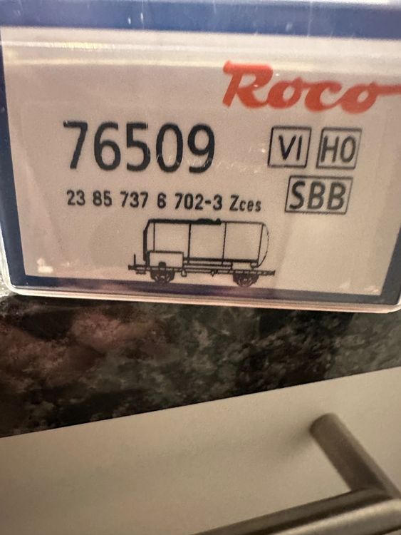 Roco 76509 Tankwagen Zces SBB VI, H0, Neu & OVP! (Neu und ...