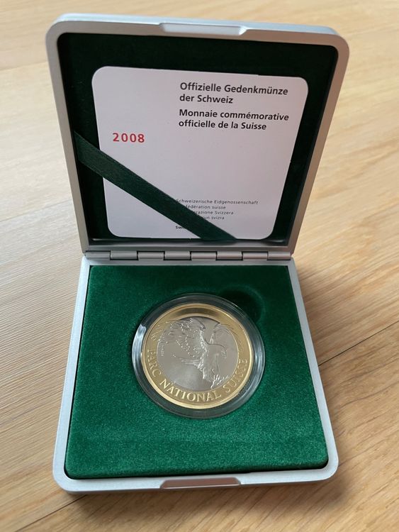 10 Franken Münze PP 2008 Nationalpark - Steinadler (Neu (gemäss Beschreibung)) in Steinerberg ...