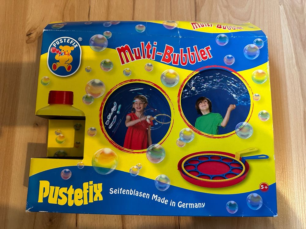 Seifenblasenset Multi-Bubbler Pustefix (Neu und originalverpackt) in Hausen AG für CHF 6 – mit ...