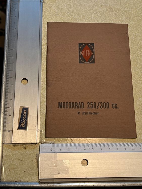 buch, heft, gillera motorrad 250/300 cc , 2 zyl., 60 er jahr (Gebraucht ...