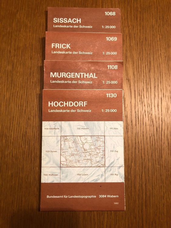 Landeskarten der Schweiz - 1:25‘000 | Kaufen auf Ricardo