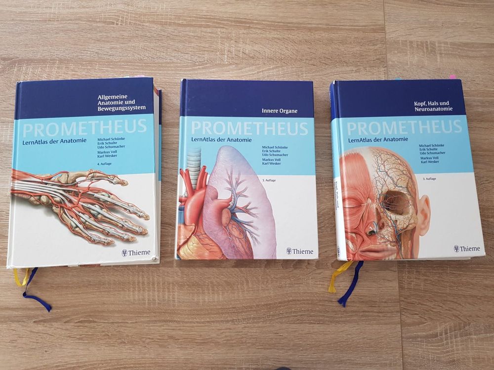 Prometheus Lernatlas der Anatomie 3er Set (Gebraucht) in Niederrohrdorf ...