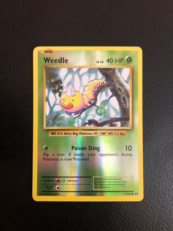 Evolutions Weedle reverse 5/108 NM Ab 1 (Gebraucht) in Paradiso für CHF ...