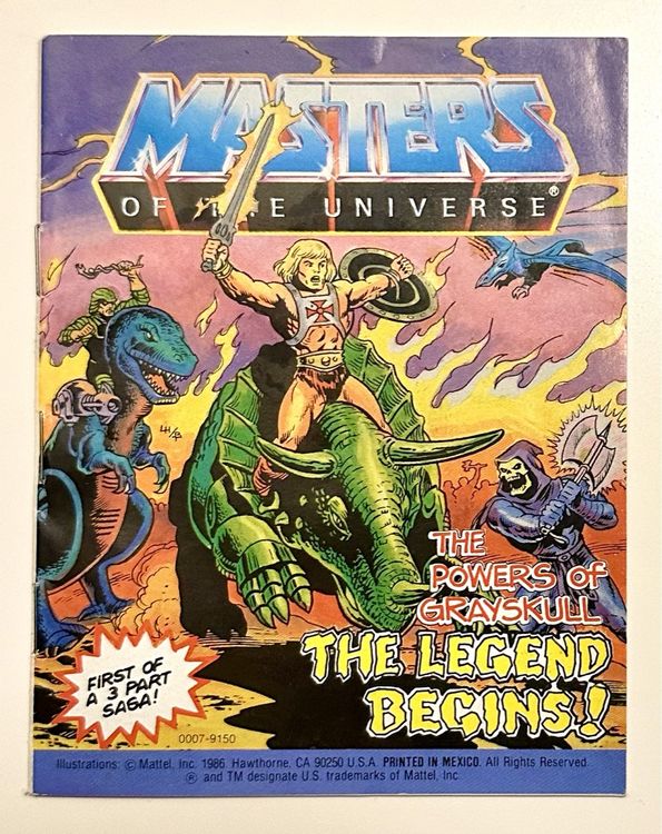 MOTU - Mini Comic 1986 - Masters of the Universe | Kaufen auf Ricardo