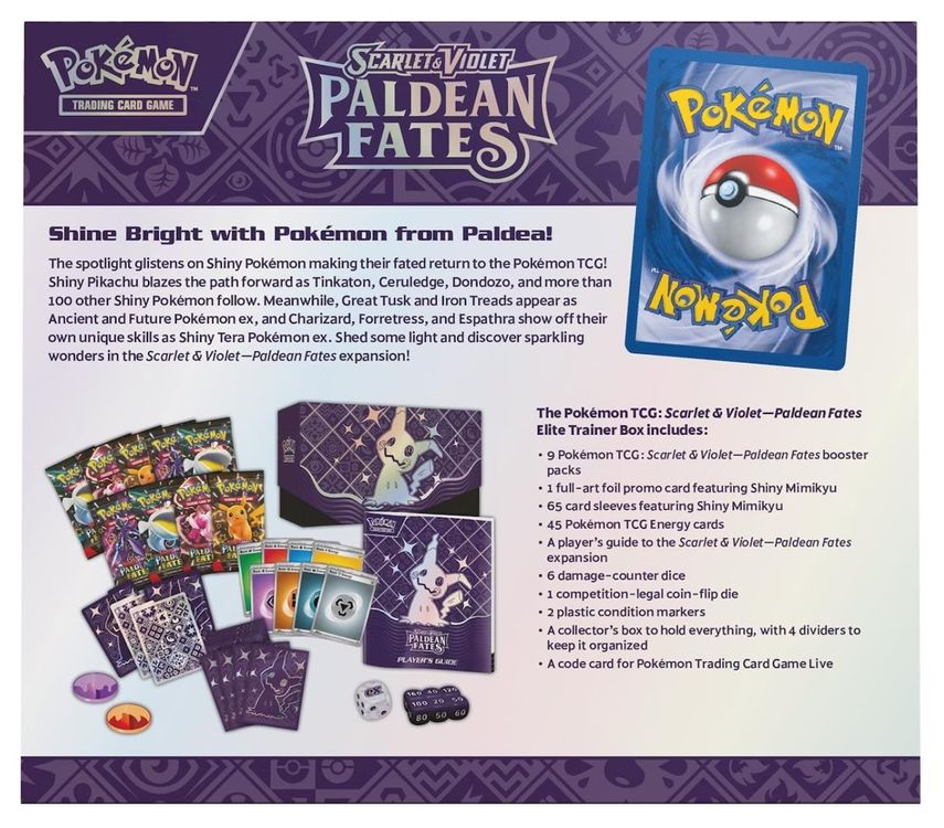 Pokémon - SV4.5 / Paldean Fates ETB / EN | Kaufen auf Ricardo
