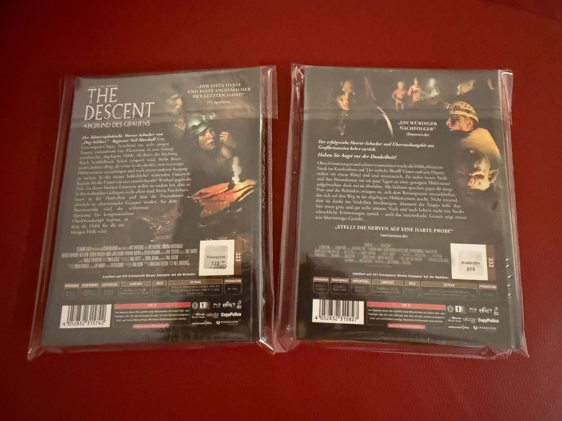 The Descent Teil 1 und 2 im Mediabook OVP (Neu und originalverpackt) in ...