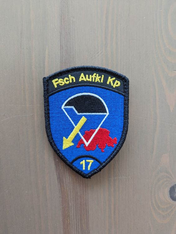 Badge KSK Fallschirmaufklärerkompanie 17 (Fsch Aufkl Kp 17) (Neu (gemäss Beschreibung)) in ...