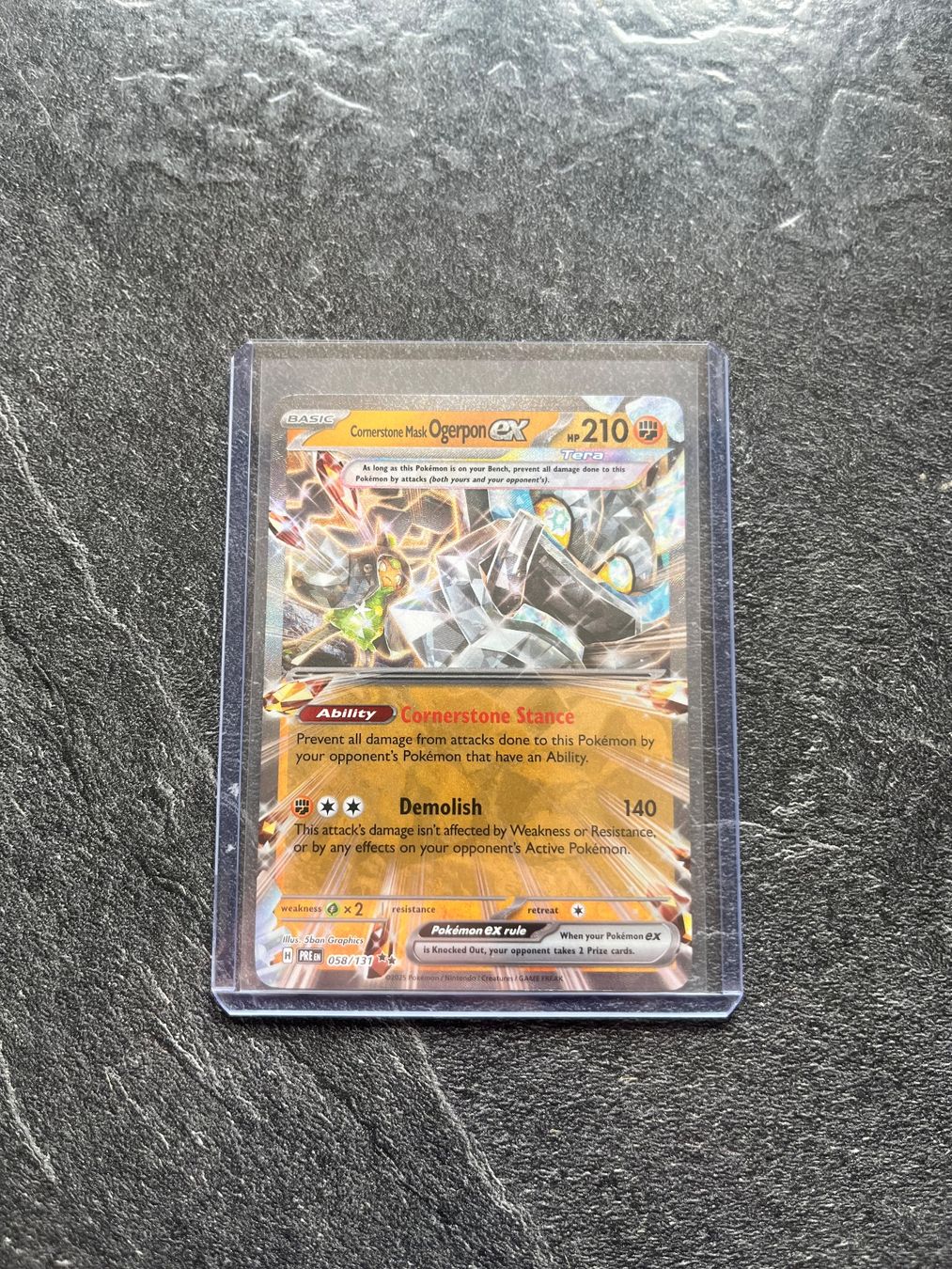 🇬🇧 Ogerpon Cornerstone Mask ex 058/131 Prismatic Evolution | Kaufen auf ...