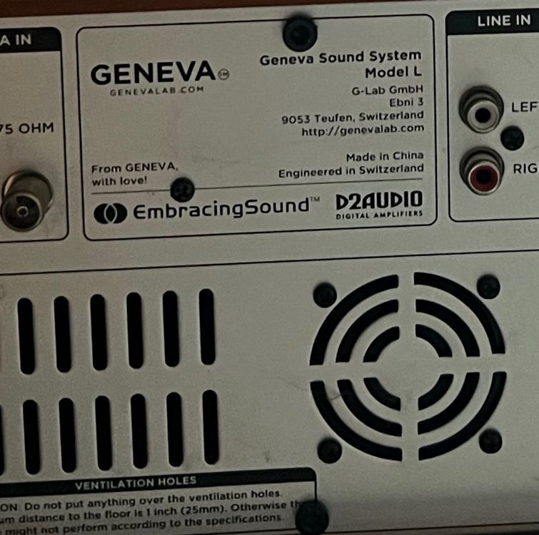 Geneva Sound System Model L (Gebraucht) in Jona für CHF 249 – mit ...