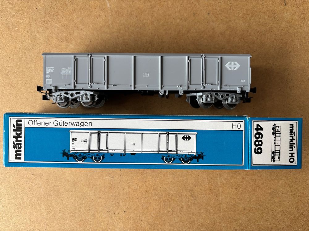 Marklin 4689 Hogeboordwagen Eanos SBB (Neu und originalverpackt) in Hauterive NE für CHF 19 ...