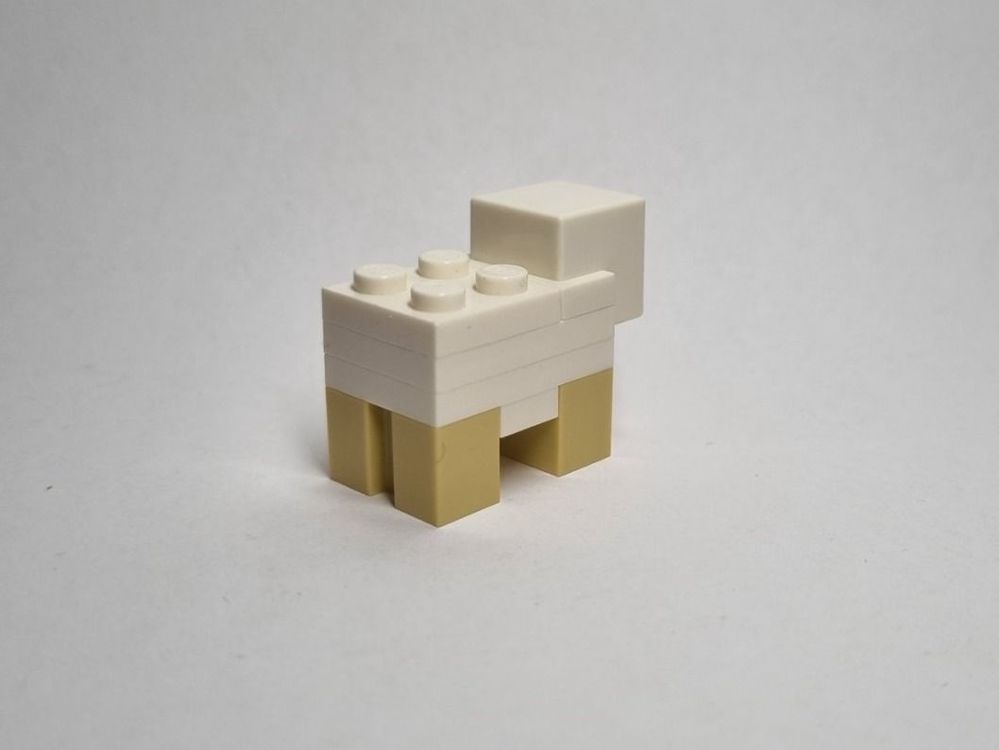 LEGO Minecraft minesheep01 White Minecraft Sheep (2) (Gebraucht) in ...