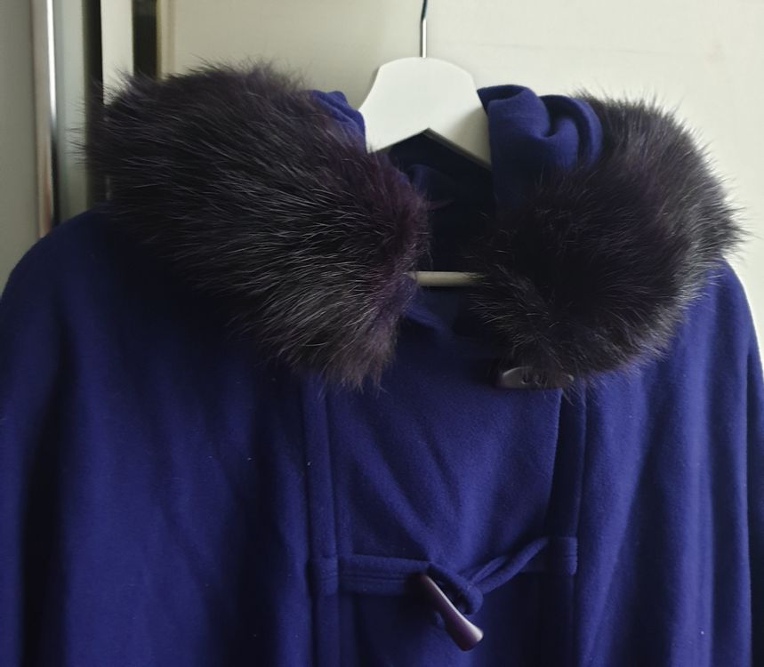 Betty Barclay schöner Kurzmantel mit Echtpelz Gr. 42 (Gebraucht) in ...