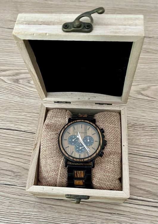 Holz-Armbanduhr Wood o'clock gebraucht (Gebraucht) in Lyss für CHF 10 ...
