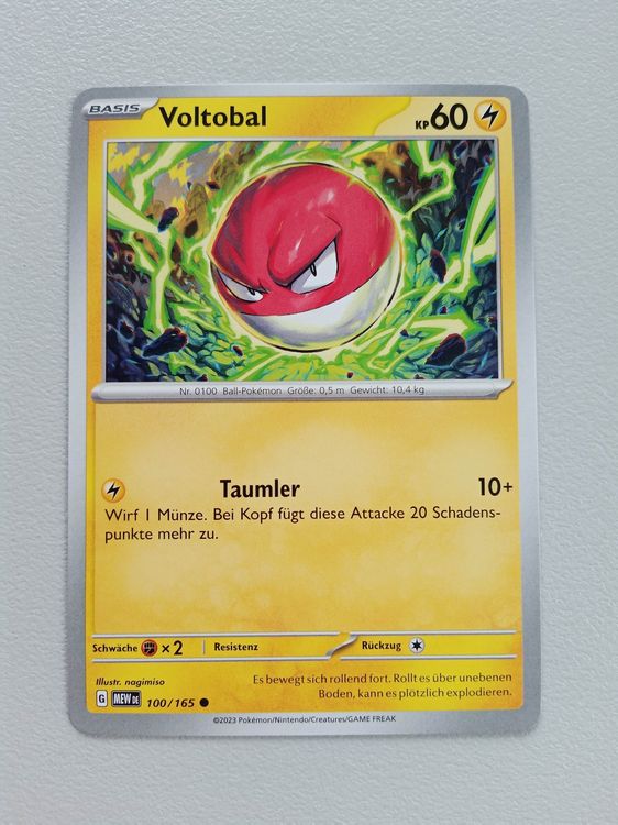 Voltobal DEUTSCH - Pokemon 151 Mew | Kaufen auf Ricardo