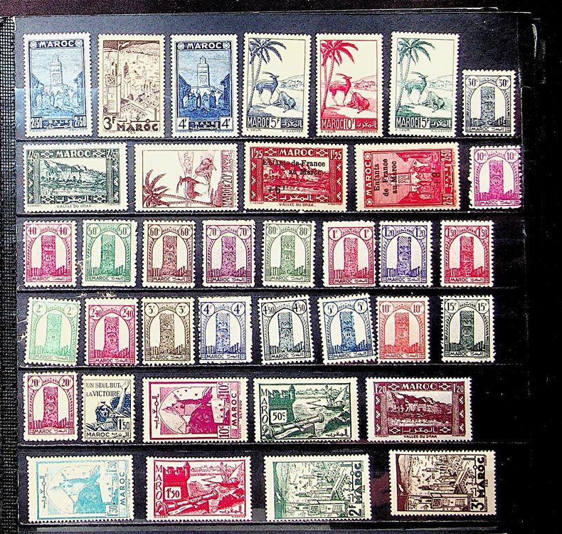 MAROC TIMBRES NEUFS AVEC CHARNIÈRE /S24 | Kaufen auf Ricardo