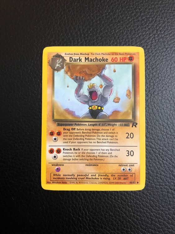 Team Rocket Dark Machoke 40/82 Ab 1 (Gebraucht) in Paradiso für CHF 4 ...
