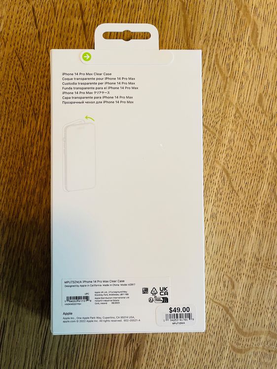 Apple IPhone 14 Pro Max Original verpackt NEU 256 GB +ClearC (Neu und originalverpackt) in ...