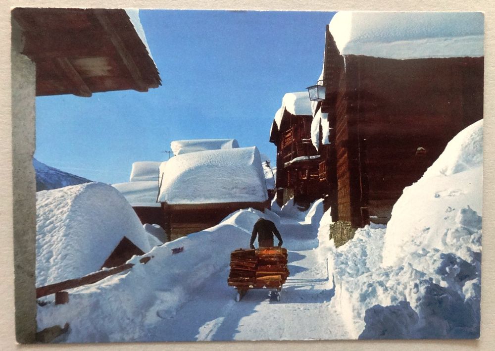 Hiver à Chandolin, Val d' Anniviers (Gebraucht) in Fétigny für CHF 1 – mit Lieferung auf Ricardo ...