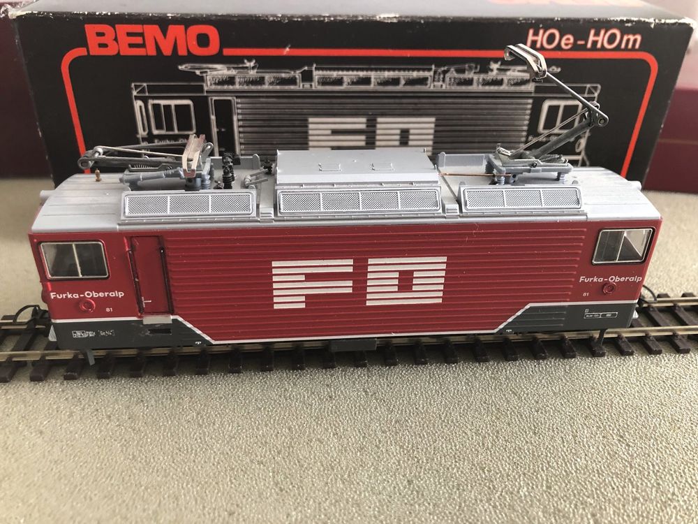 BEMO FO Furka-Oberalp Ge 4/4 II 81 "Wallis" HOm analog | Kaufen auf Ricardo