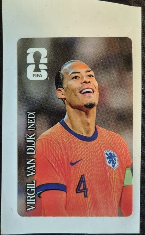 VIRGIL VAN DIJK (NED) Coca Cola Sticker WM 2026 (Neu und ...