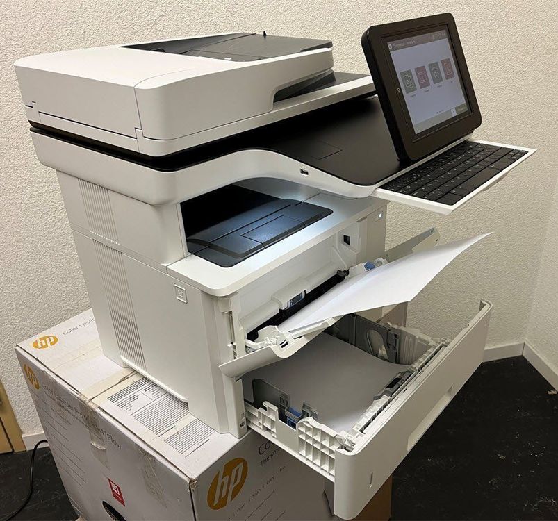 HP LaserJet Enterprise Flow MFP M527c, Top MFP zum Top Preis (Gebraucht ...