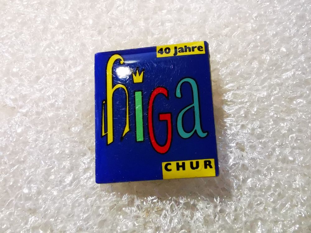 Ansteckpin 29: 40 Jahre higa Chur (Gebraucht) in Oppligen für CHF 1 ...