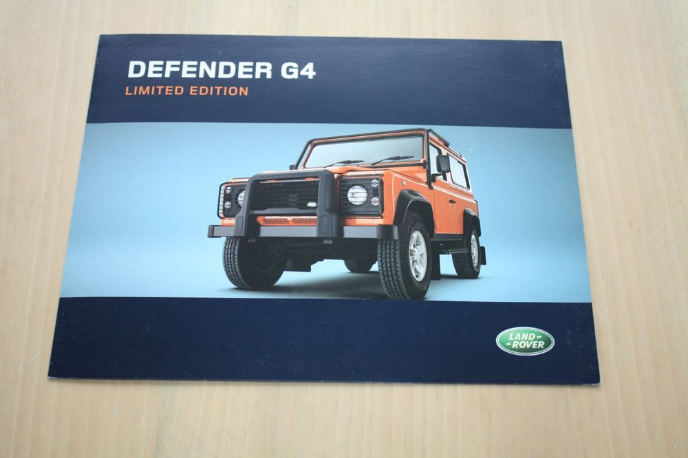 Land Rover Defender G4 Broschüre Limited Edition 2003 | Kaufen auf Ricardo