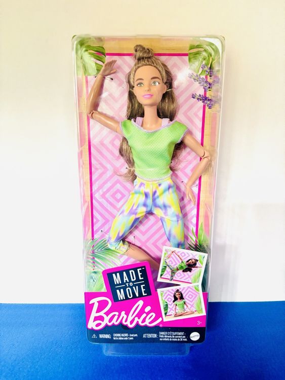 Barbie GXF05 - Made to Move Puppe (Neu und originalverpackt) in ...